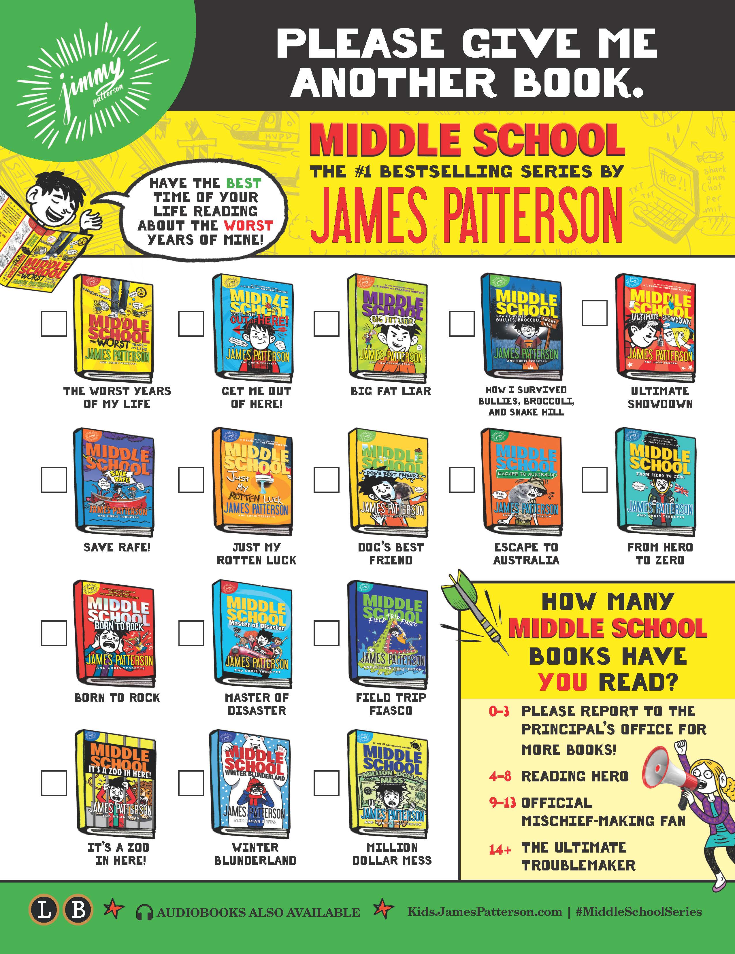 James Patterson – Books – Middle School Series | James Patterson Kids