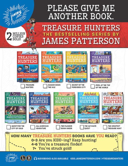James Patterson – Books – Treasure Hunters | James Patterson Kids